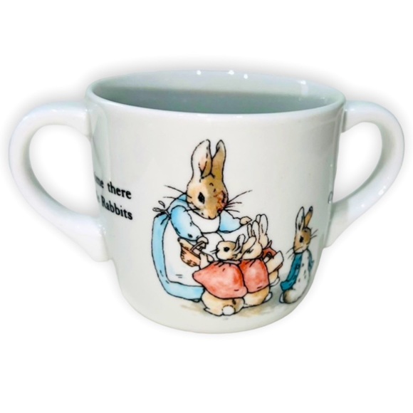 Wedgwood | Dining | Vintage 991 Wedgwood Peter Rabbit Mug Double Handle ...